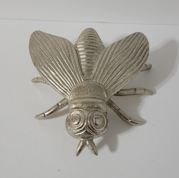 Unbranded | Accents | Cast Metal Fly Figurine Sculpture Silver | Poshmark